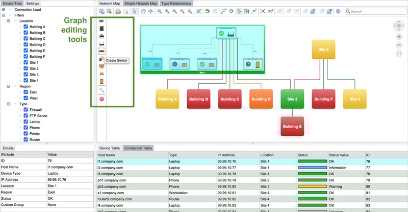 Graph Editing | Tom Sawyer Software